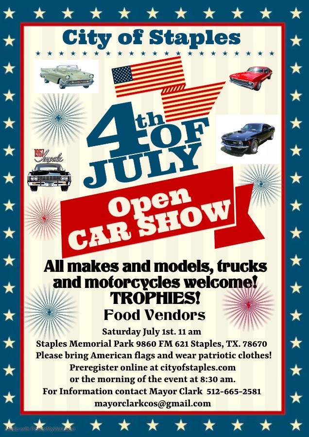 Staples Car Show | City of Staples